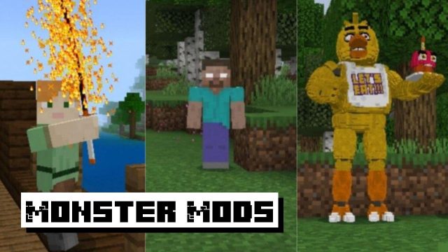 Download Monster Mods for Minecraft PE 1.20 and 1.21 free: Best Mutants